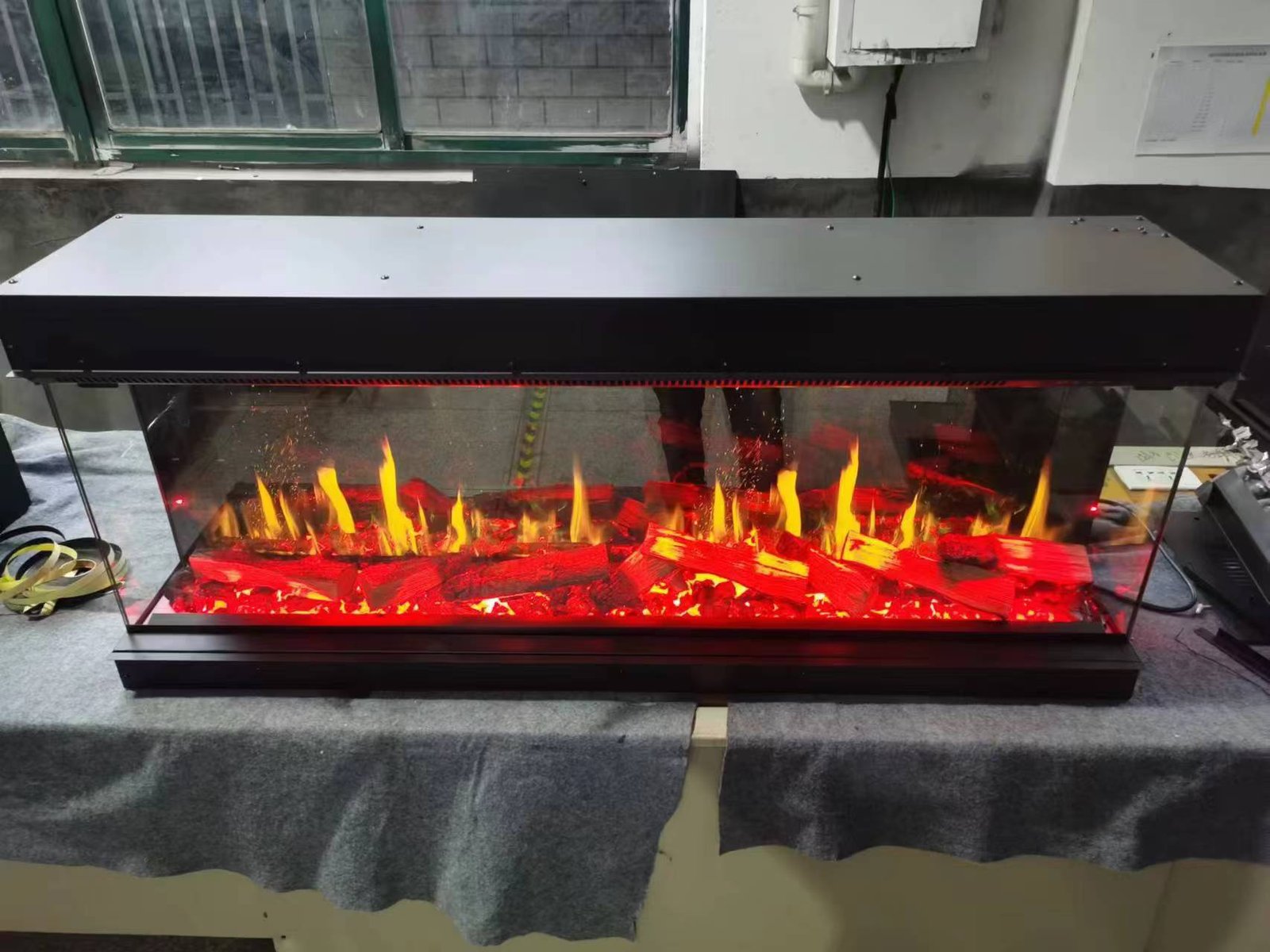 LCD electric fireplace – ZEGEM Fireplace